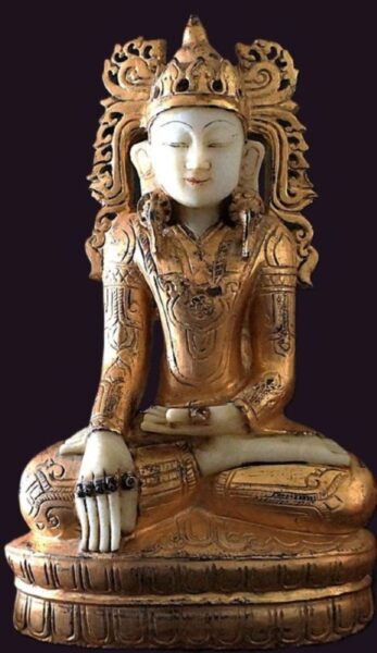 Jambhupati King Buddha statue - Far East Collections